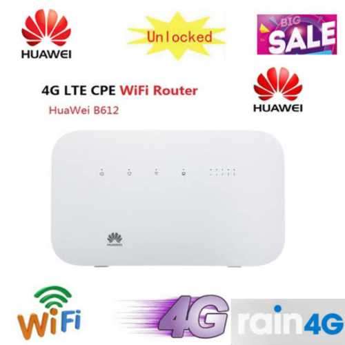 Wireless Routers - WEEKEND PRICE DISCOUNT!!! Huawei B612-25d 4G LTE Cat6 300Mbs Router (FREE STD ...